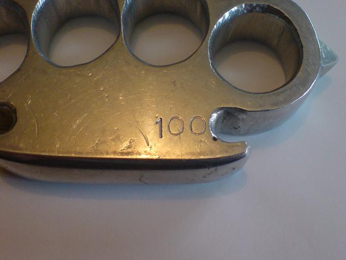 WeaponCollector's Knuckle Duster and Weapon Blog: Home Made "100 ...