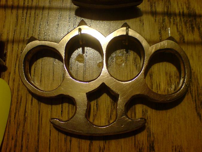 WeaponCollector's Knuckle Duster and Weapon Blog: Handmade Brass ...