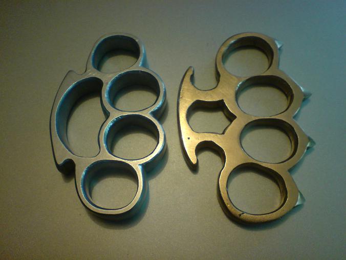 WeaponCollector's Knuckle Duster and Weapon Blog: Handmade Brass ...