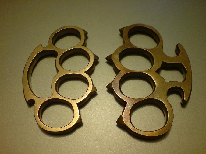 WeaponCollector's Knuckle Duster and Weapon Blog: Handmade Brass ...