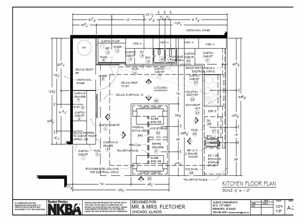 a Lexus...not just a car: NKBA Kitchen Competition Project