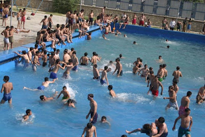 thruafghaneyes: Swimming Pool In Kabul