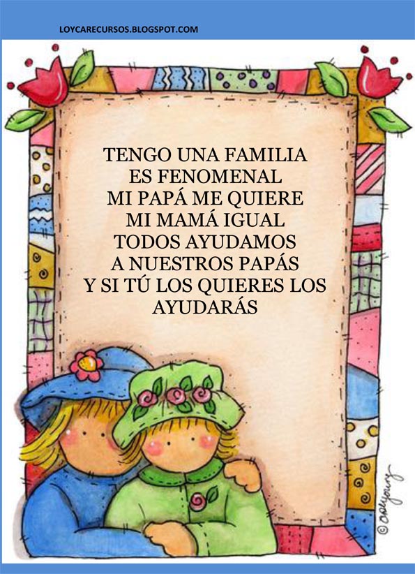 Poema Familiar Para Niños
