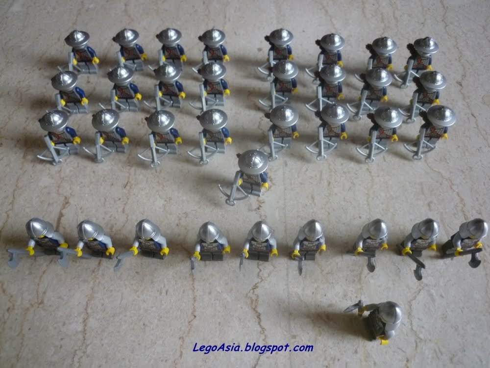 Lego Asia: Lego mini armies Knights & Wolf Pack