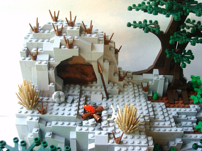 Lego Asia: The Lonely Caveman....from Sweden