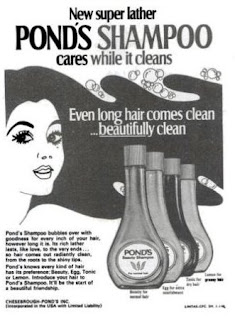 Vintage Pond's Shampoo Ads