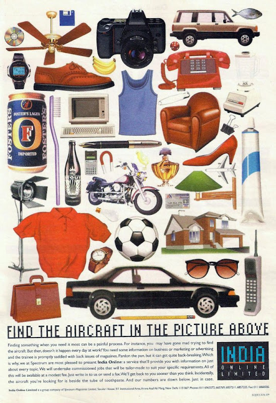 Spot the Aircraft, Tricky Ad