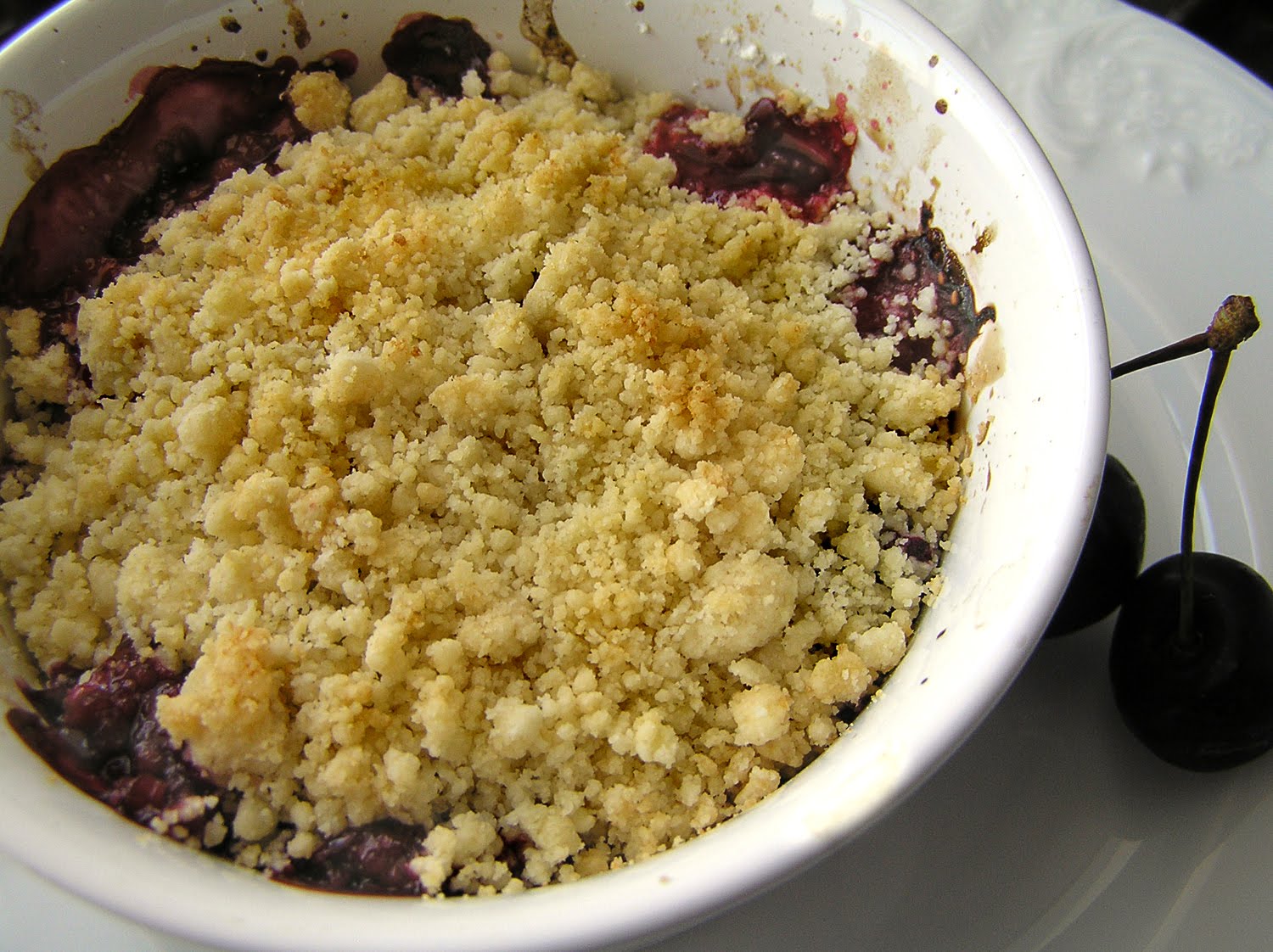 A Casa da Vidazinha: Crumble de Frutos Vermelhos
