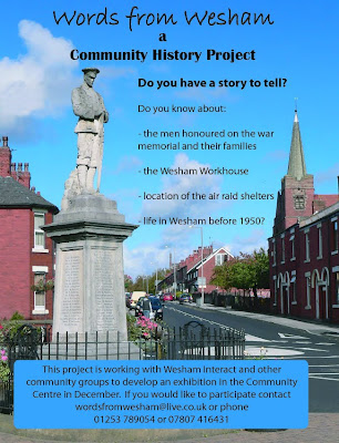WELCOME TO THE WESHAM FORUM 2014: Wesham History Project