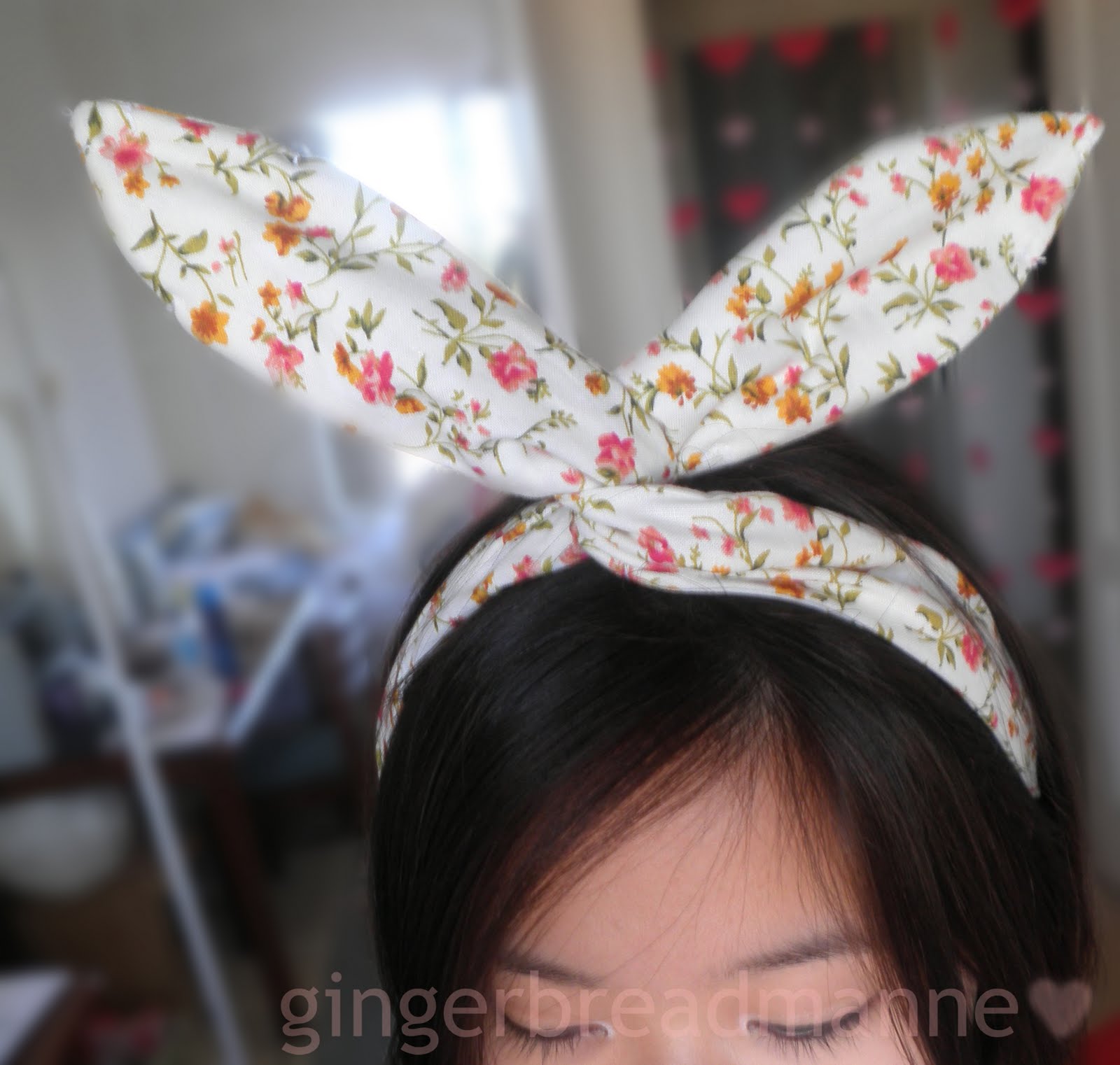 gingerbreadmanne ♥: Usamimi headband tutorial