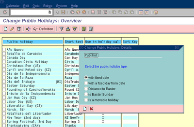 SAP Learning & Practical Solutions: Creating Factory Calender for ...