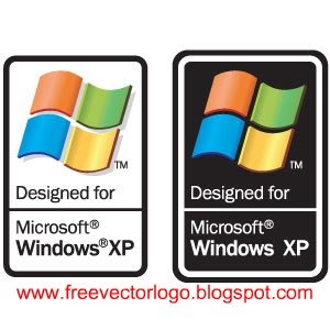 Designed For Microsoft Windows XP logo vector : Free Vector Logo, Free ...