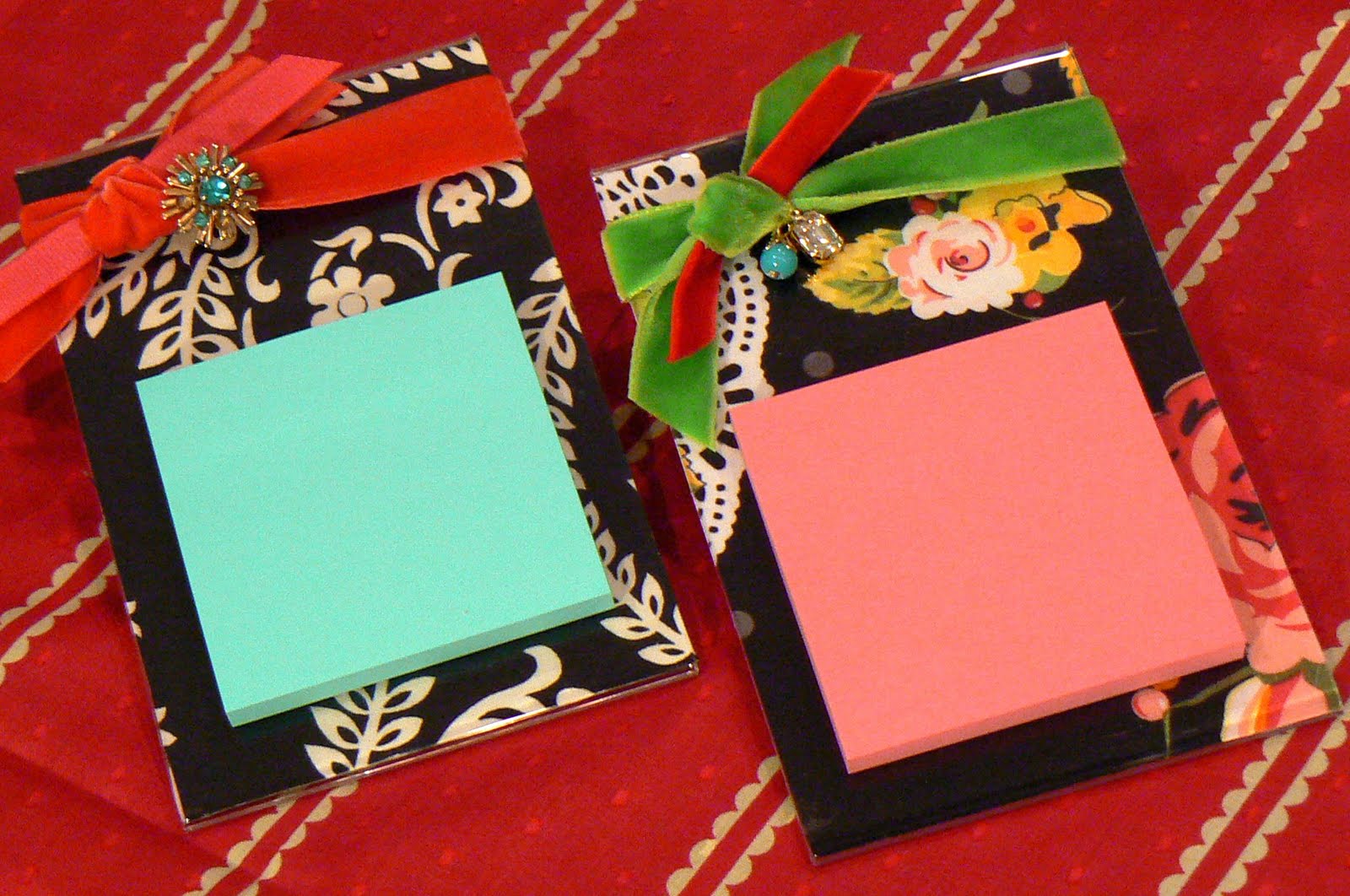 Fabric Post it Note Holder Tutorial Fabric Post it Note Holder Tutorial