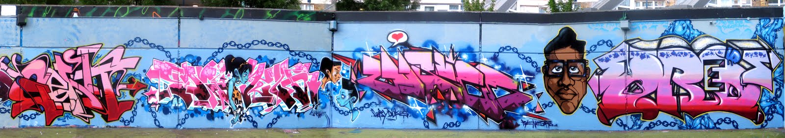 The Kool Skool: "The Art" - Ivory Dukes "Chains Unbreakable" Graffiti ...