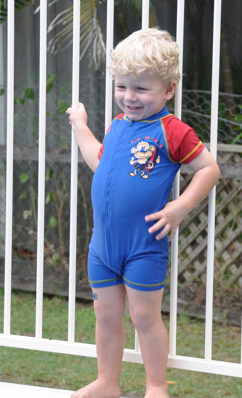 The Thomas': New Togs and more swimming.....