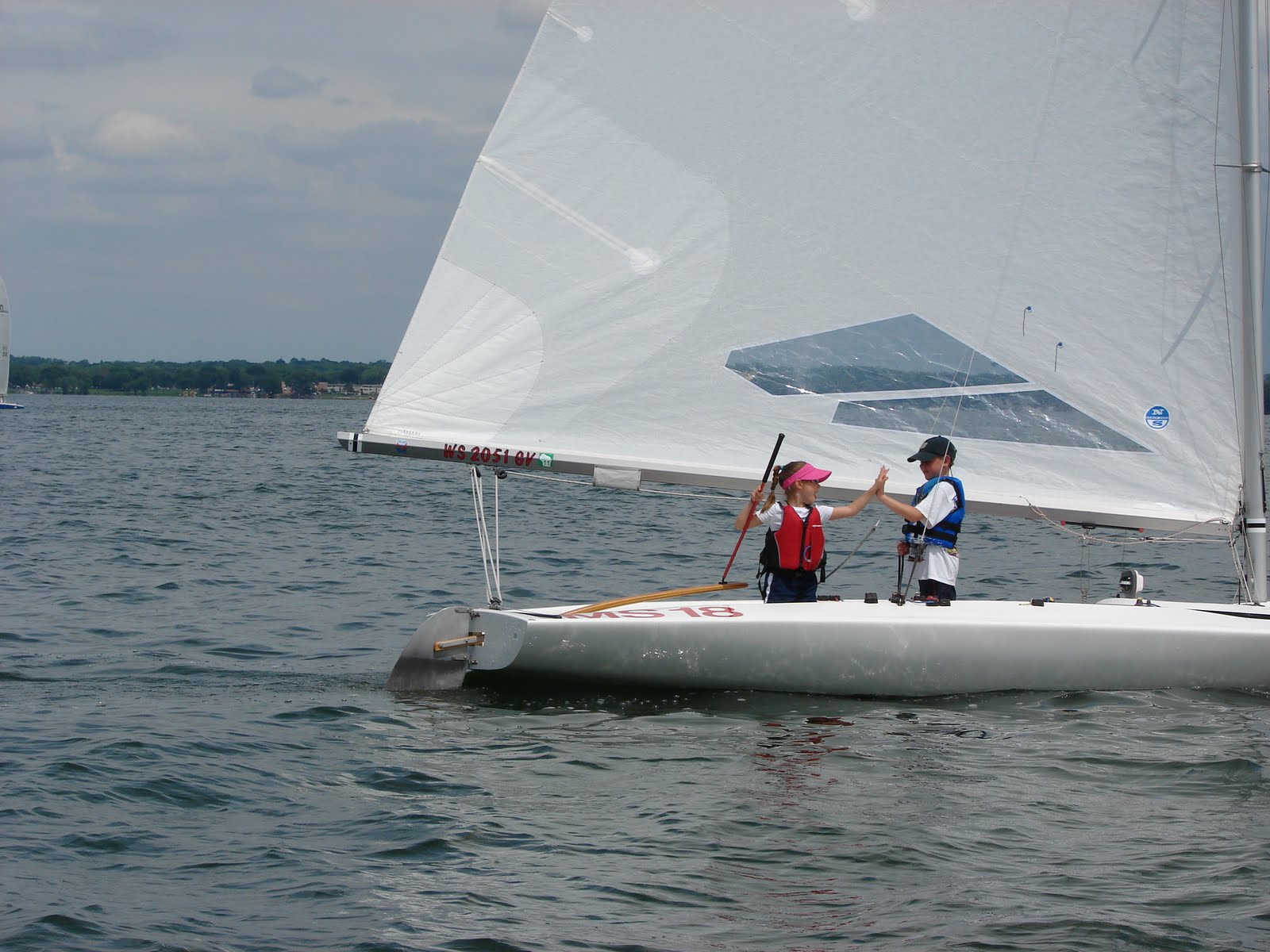 Madison Opti Racing: Opti Sailors sail a C-Scow