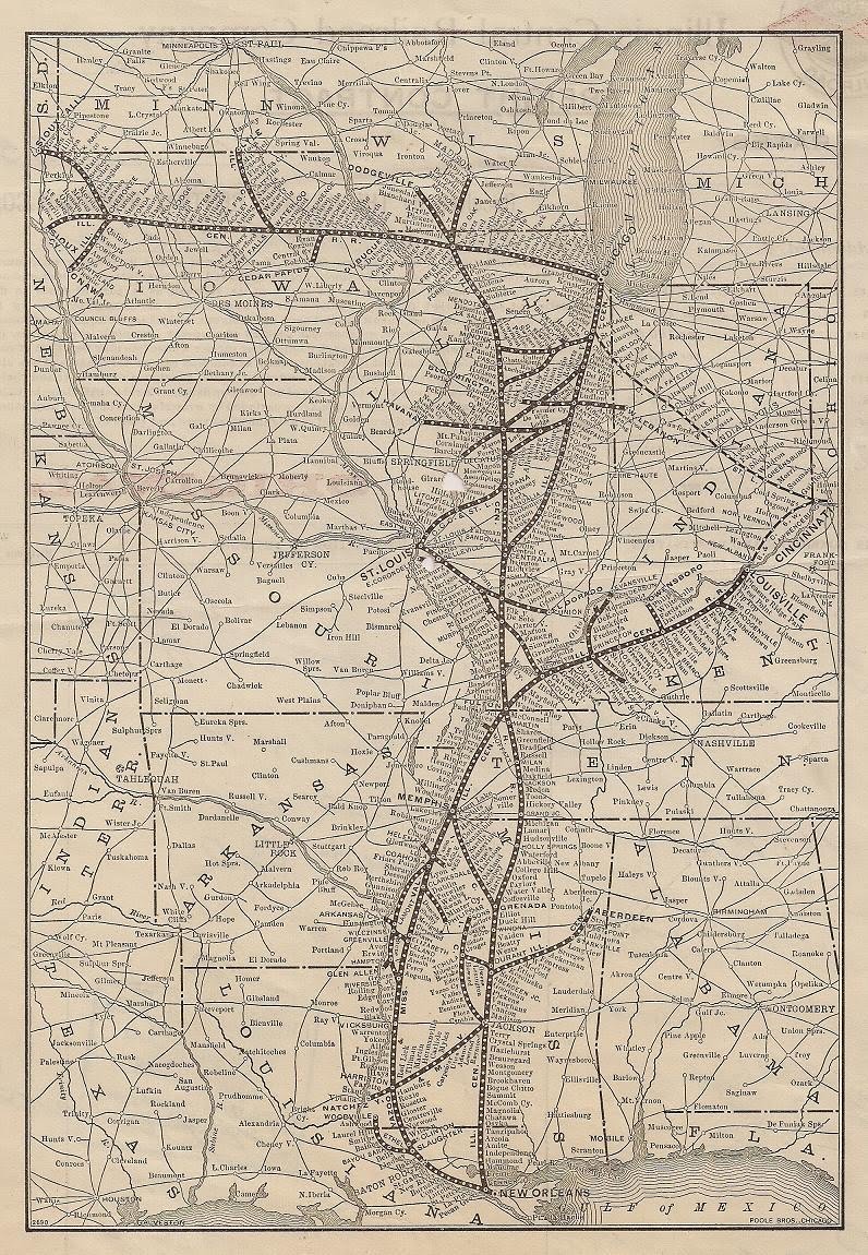 1898 Revenues: Bill of Lading - Illinois Central Railroad