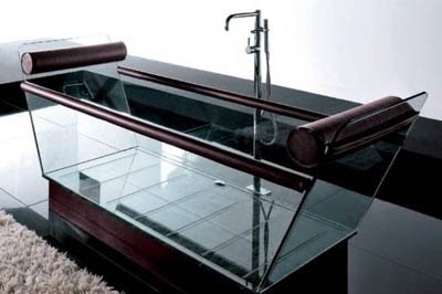 If It's Hip, It's Here (Archives): Modern Glass Bathubs Just Keep ...