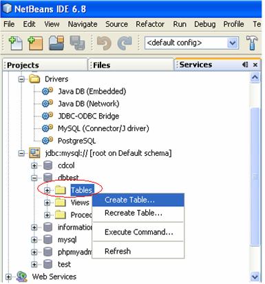 SISCA - Source Code Area -: Manipulasi Database Melalui NetBeans