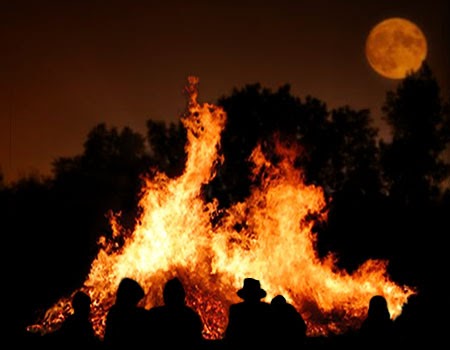 Lemon Lime Moon: Bonfires and May Day: Pagan Rites