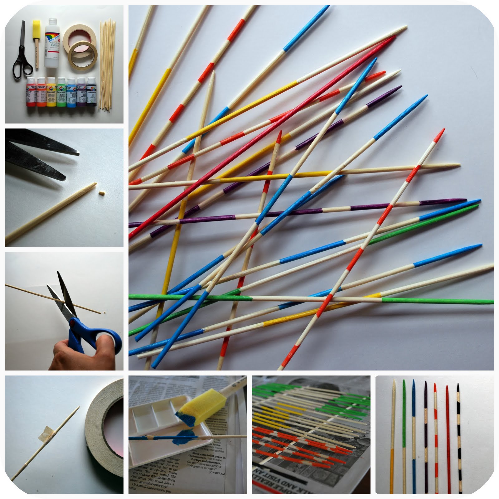 Chez Beeper Bebe: Make This: Stripey Sticks