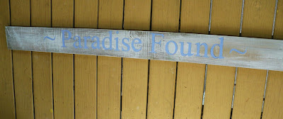 A Fence Board Sign - A Cultivated Nest