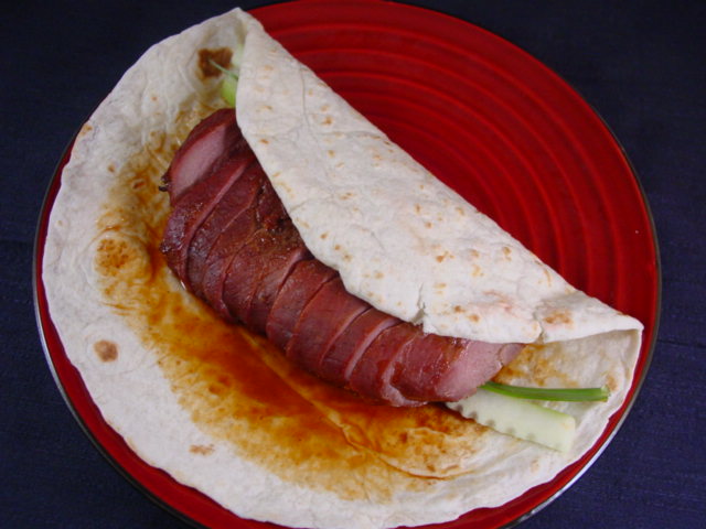 Judy and Barry, Cooking D'Lites: Peking Duck Wraps