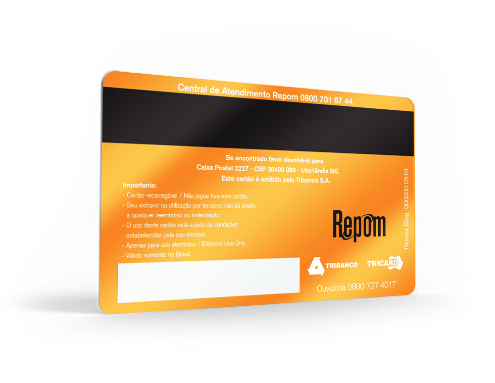 .: Cartão Vale-Pedágio