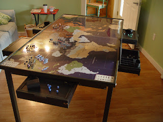 Folding Game Table: The Drawers