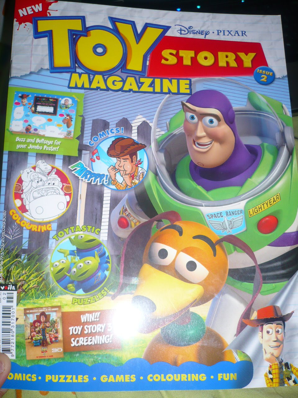 Luv Of My Life: hardy & his toys in Toy Story magazine issue 2 :)