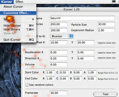 iCursor OSX : Animez le Pointeur de la Souris (gratuit) - MaxiApple.com