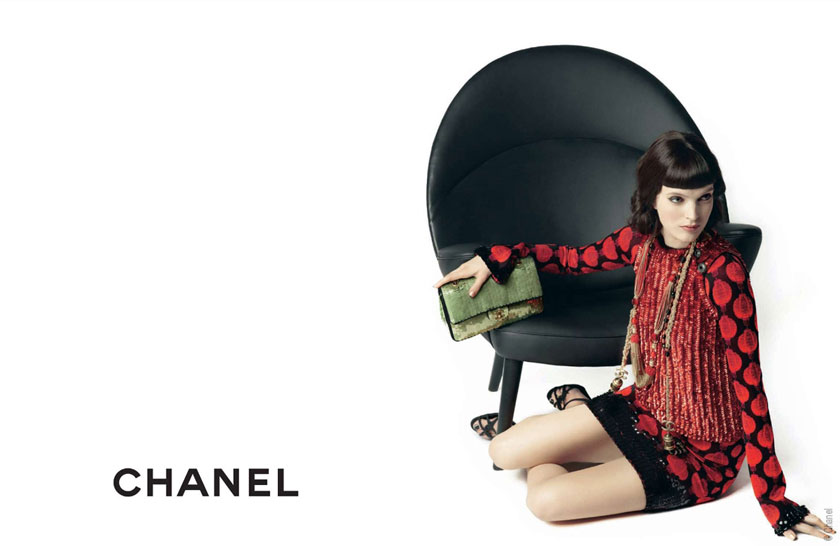 Chanel Pre Fall 2010 Campagne Pub avec Mirte Maas - MaxiTendance