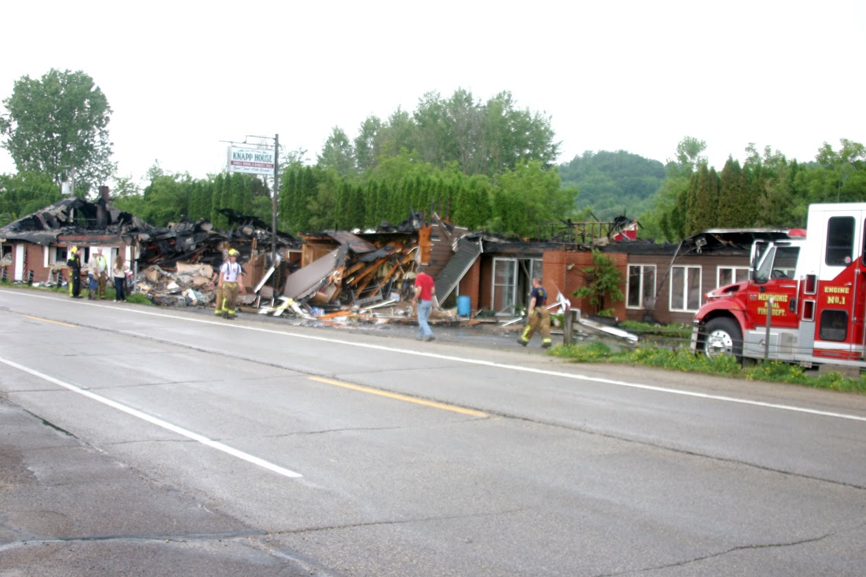 Baldwin Bulletin Baldwin Wisconsin: Knapp House destroyed by fire
