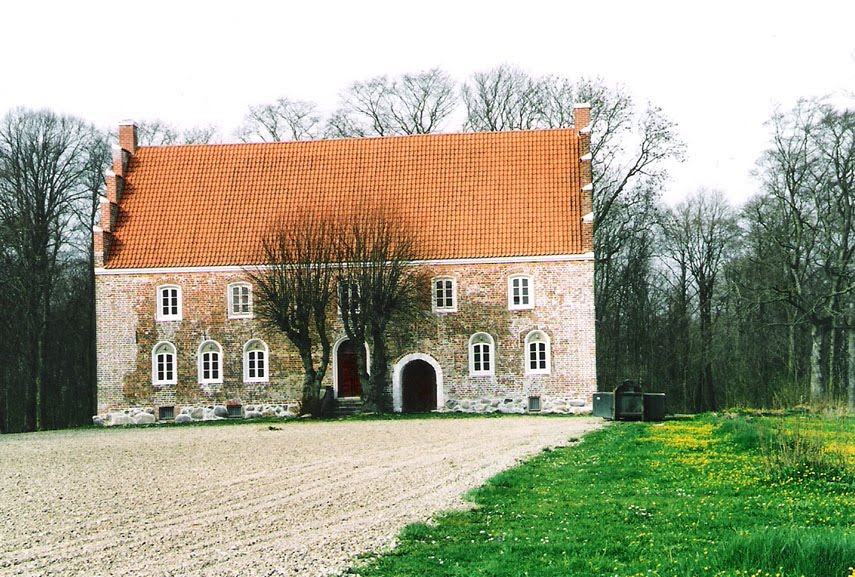 Church and Manor in Denmark: Østergård, Salling, North Jutland, Viborg amt.