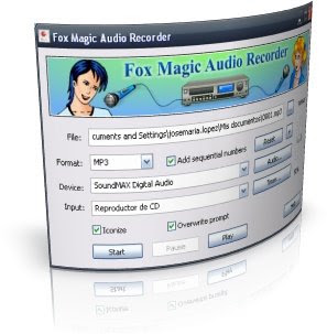 dePresente: Fox Magic Audio Recorder v1.00