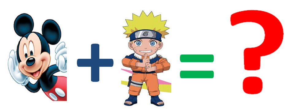 Action Figure Indonesia: MIckey + Naruto