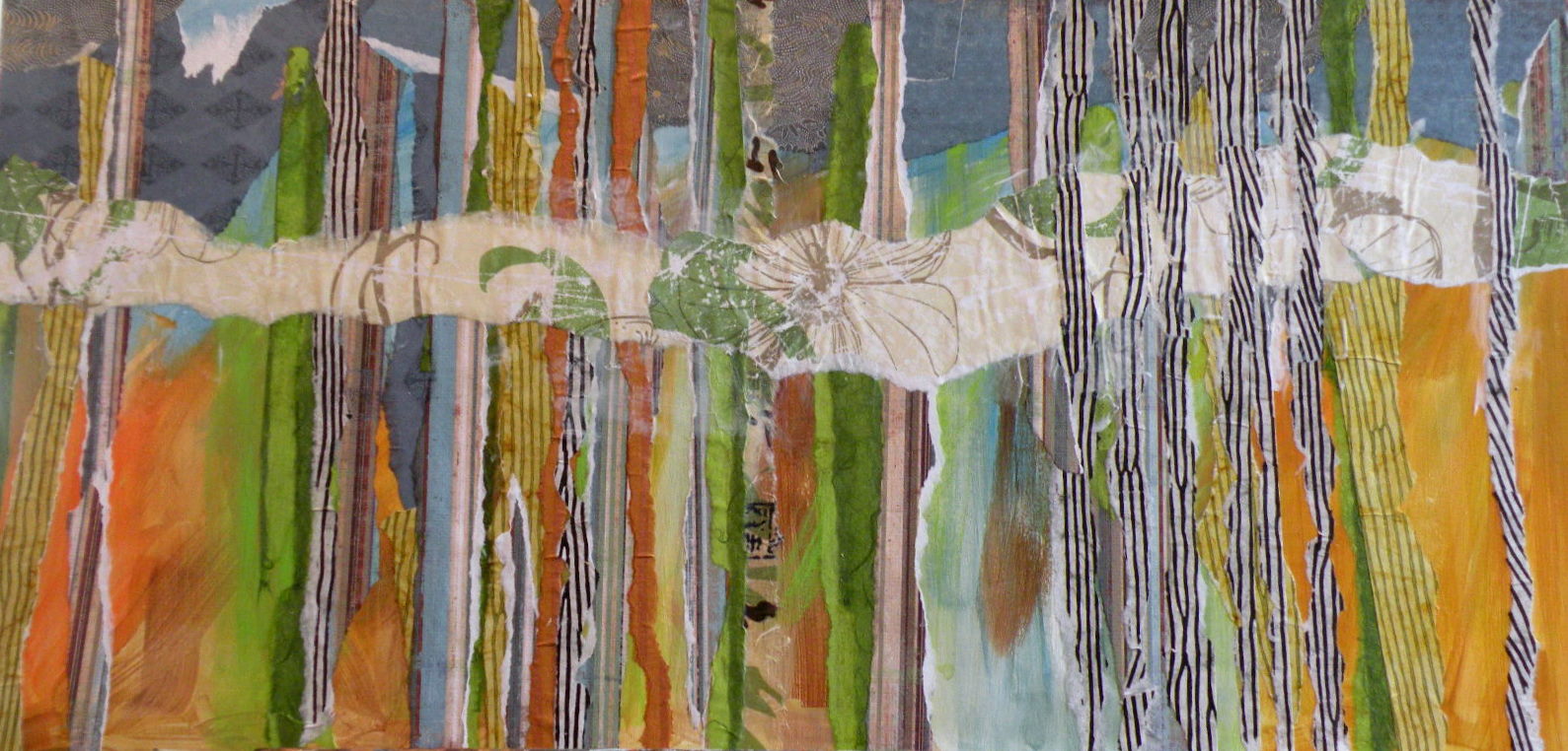 ART FOR LIFE: TREE COLLAGE IN PROCESS