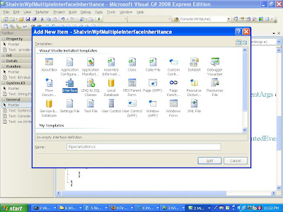 Shalvin - Angular and Microsoft .Net Blogs : C# Interface