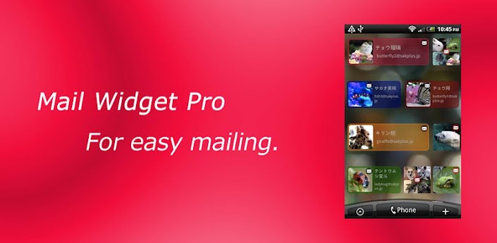 Descargar Mail Widget Pro apk android | descargasexpresss